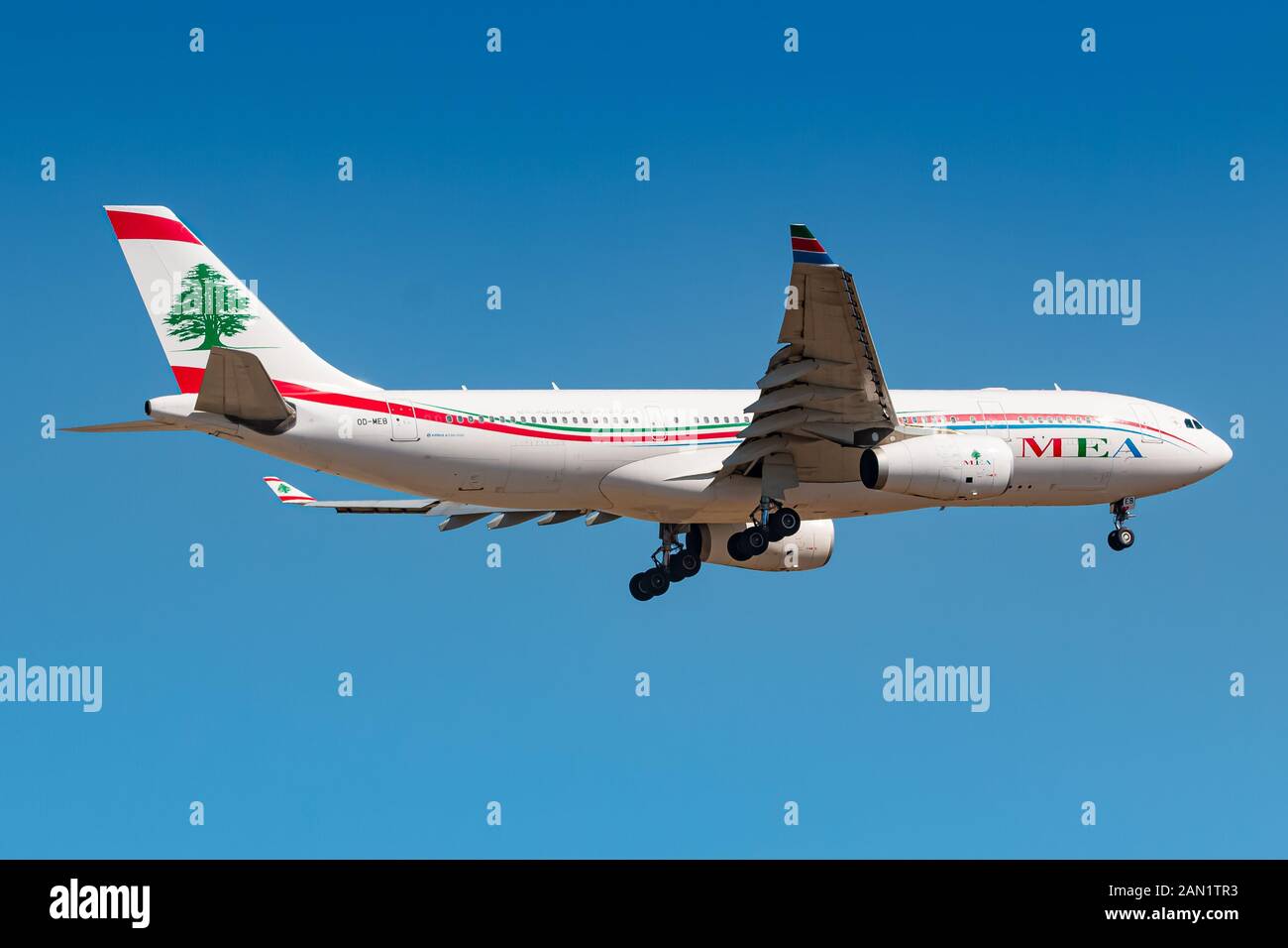 Frankfurt, Germany - July 8, 2018: Middle Eastern Airlines Airbus A330 ...