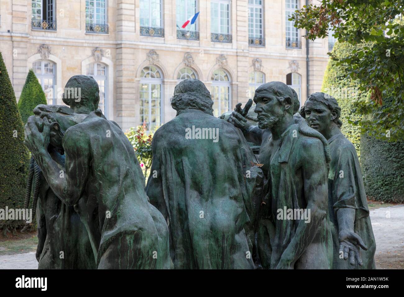 Bronze copy of Les Bourgeois de Calais - the Burghers of Calais ...