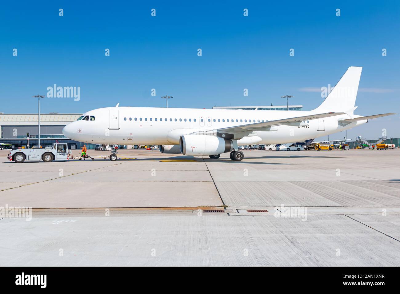 Stuttgart, Germany - July 14, 2018: Avion Express Airbus A320 airplane ...