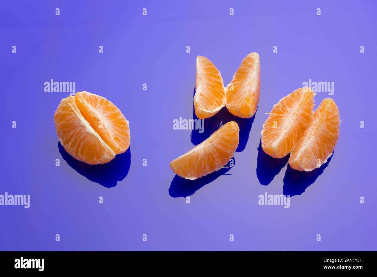 Tangerine is a very easy fruit to peel with your hands. The bark is ...