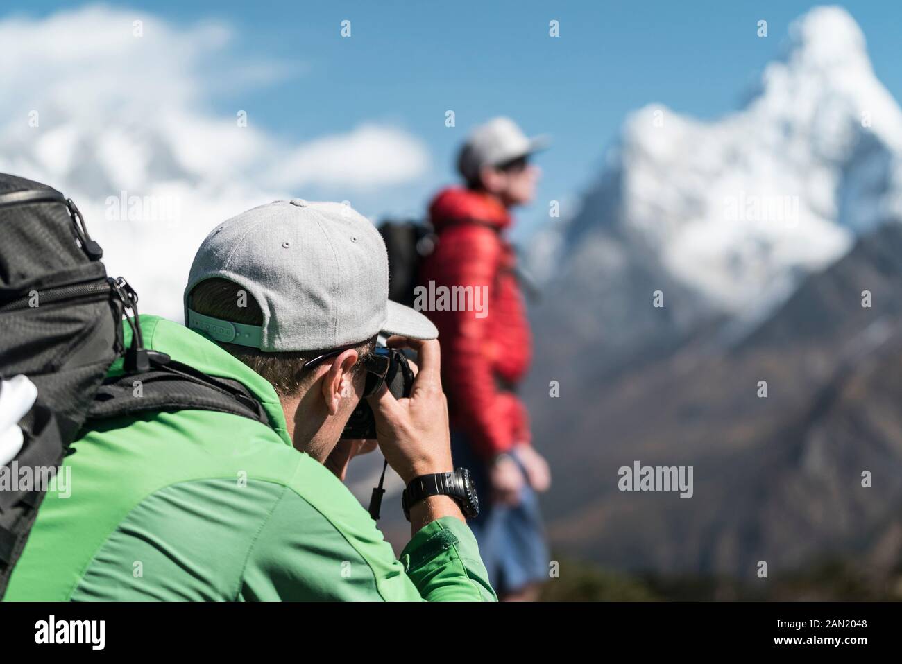 Adrian Ballinger and Andy Bardon, Ama Dablam Expedition, Khumbu, Nepal ...