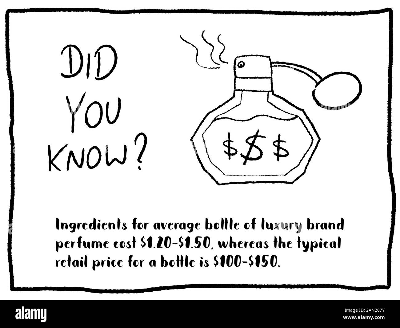 Trivia fact series - fun cartoon doodle newspaper comic strip concept ...