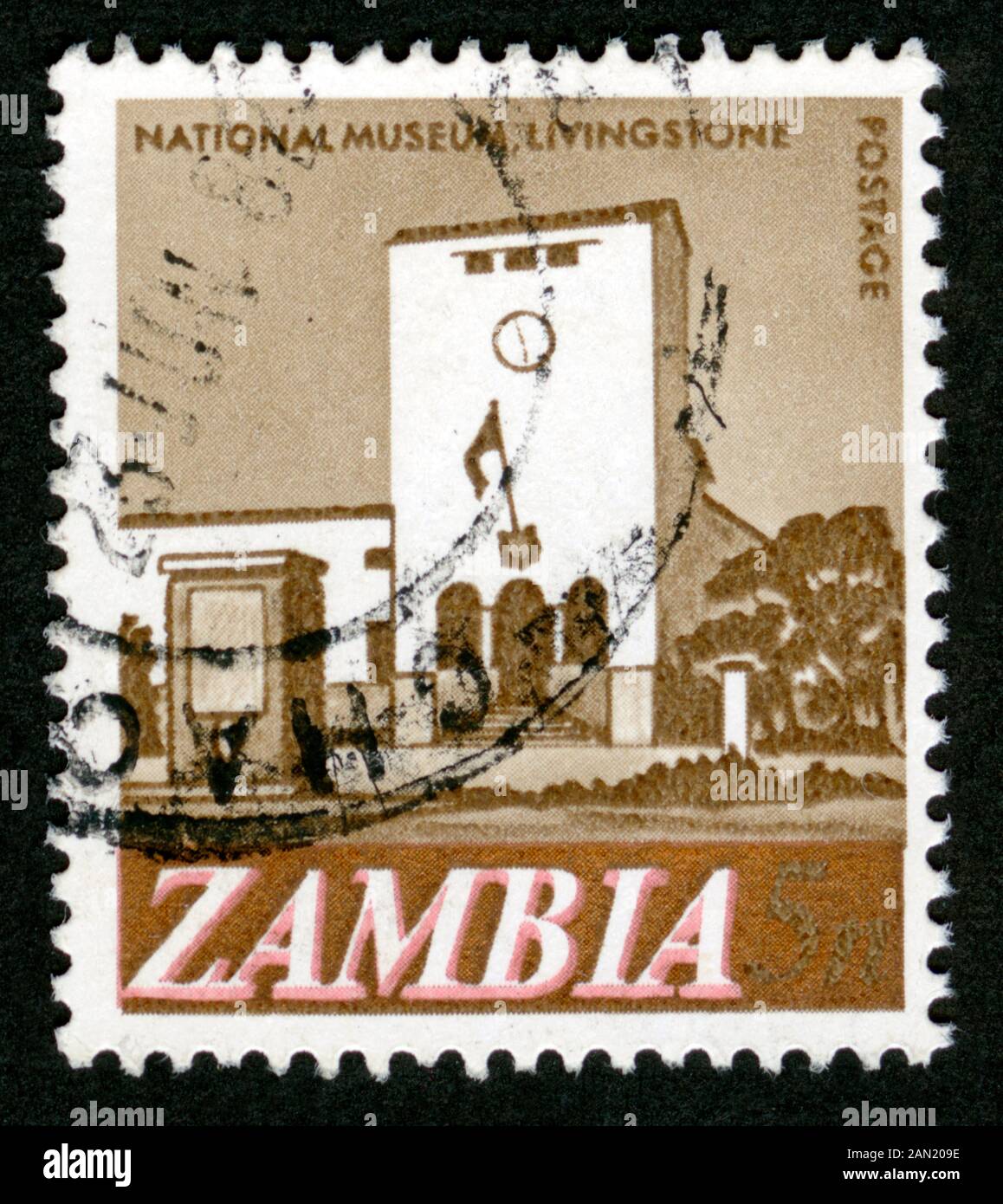 Stamp zambia national museum hi-res stock photography and images - Alamy