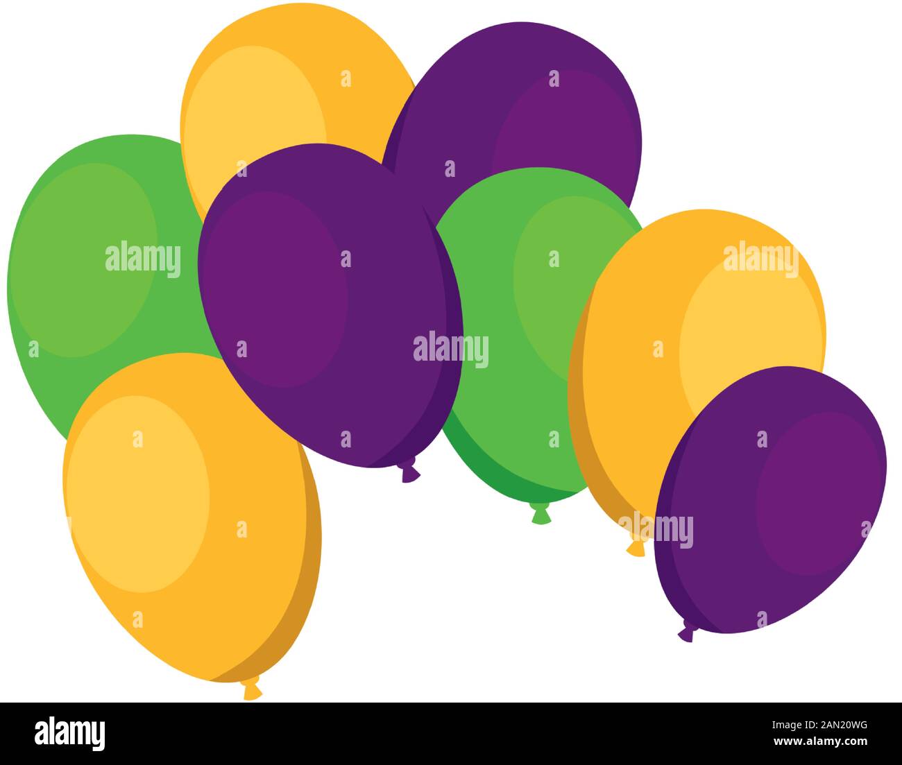 Party and celebration balloons vector design Stock Vector Image & Art ...