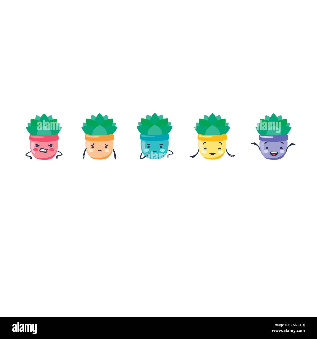 Natural emotions Stock Vector Images - Alamy