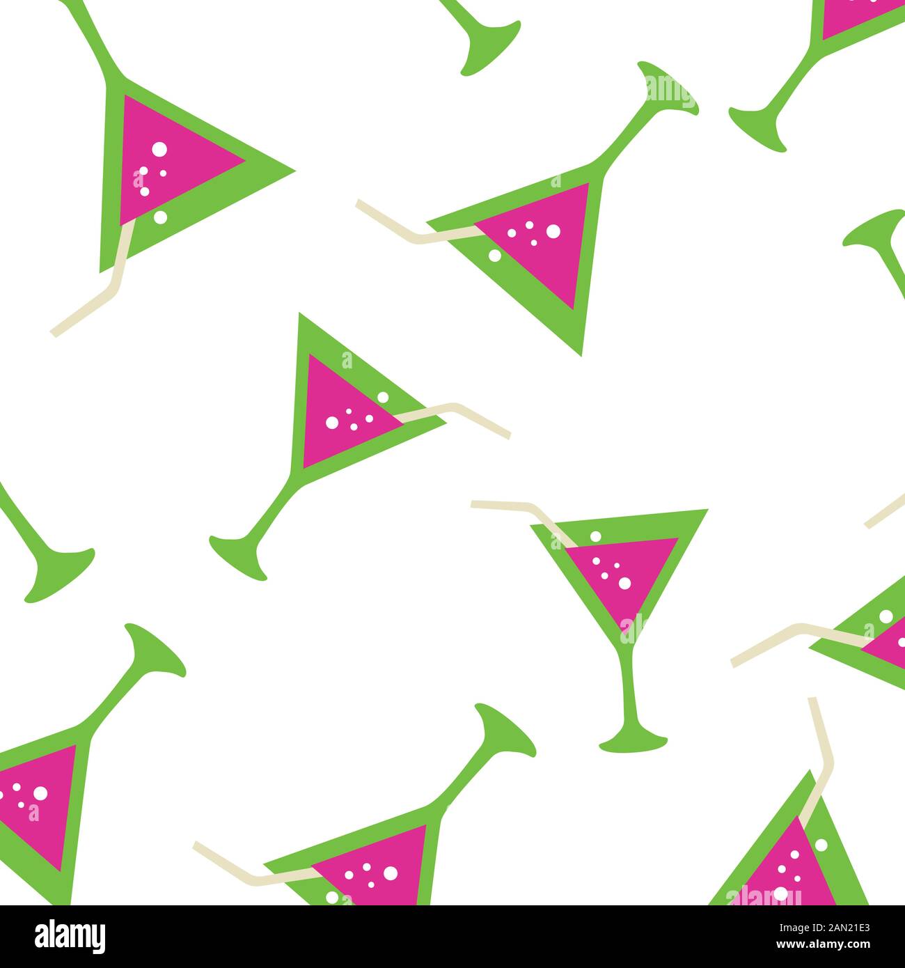 Isolated alcohol cocktails background vector design Stock Vector Image ...