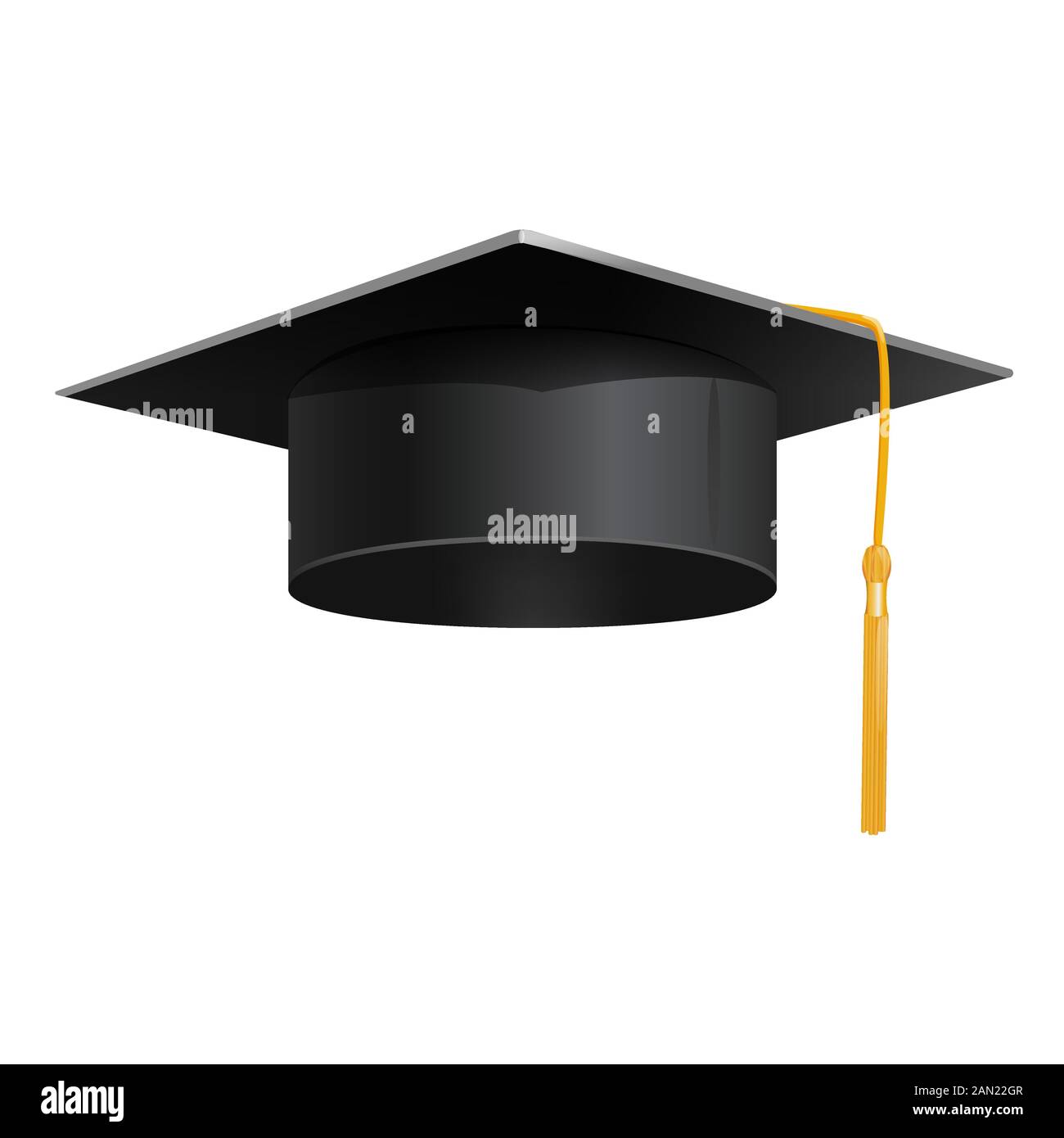 Student graduate hat on a white background Stock Vector Image & Art - Alamy