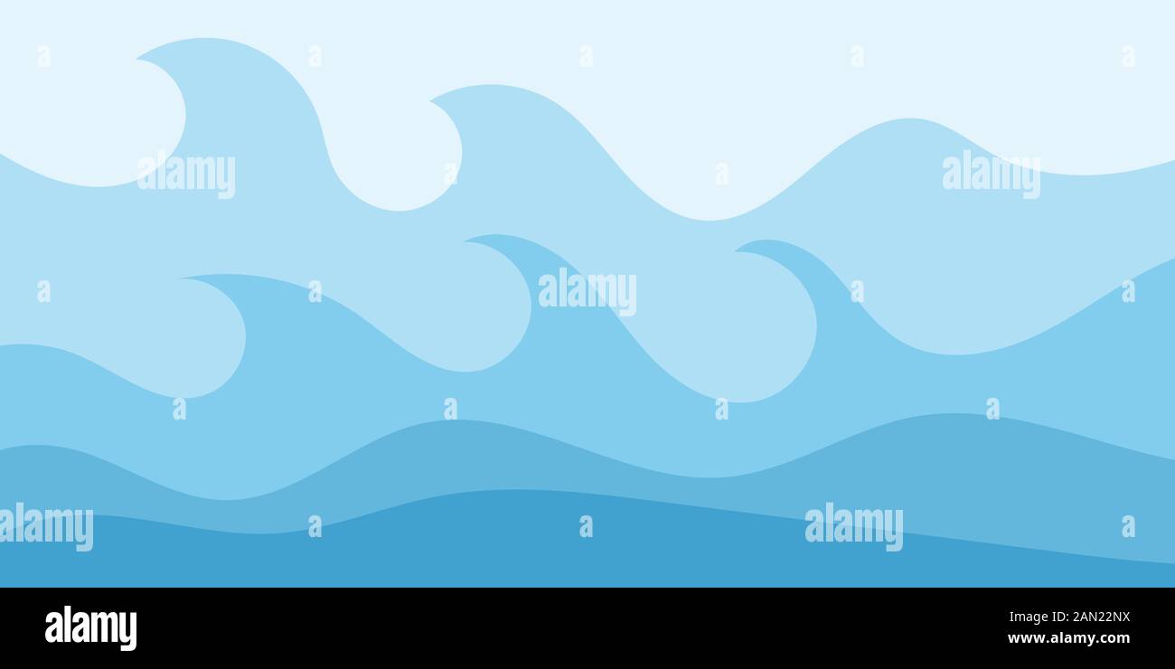 Abstract Water wave vector illustration design background Stock Vector ...