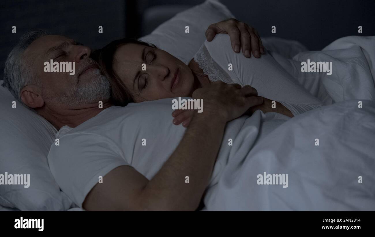 Couple Hug In Bed Chest