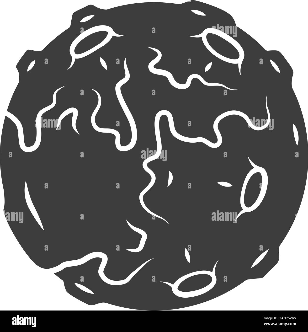 Solar System Silhouette