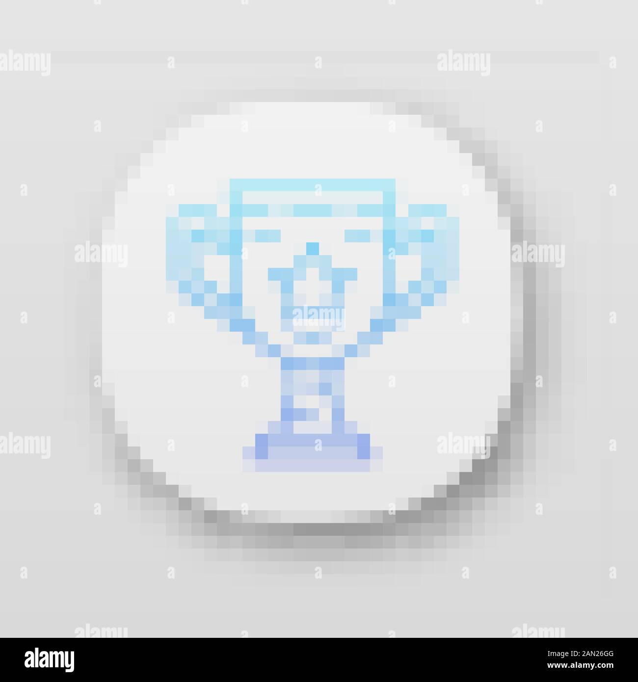 Gamer winning cup app icon. Virtual video game prize, award. Esports ...