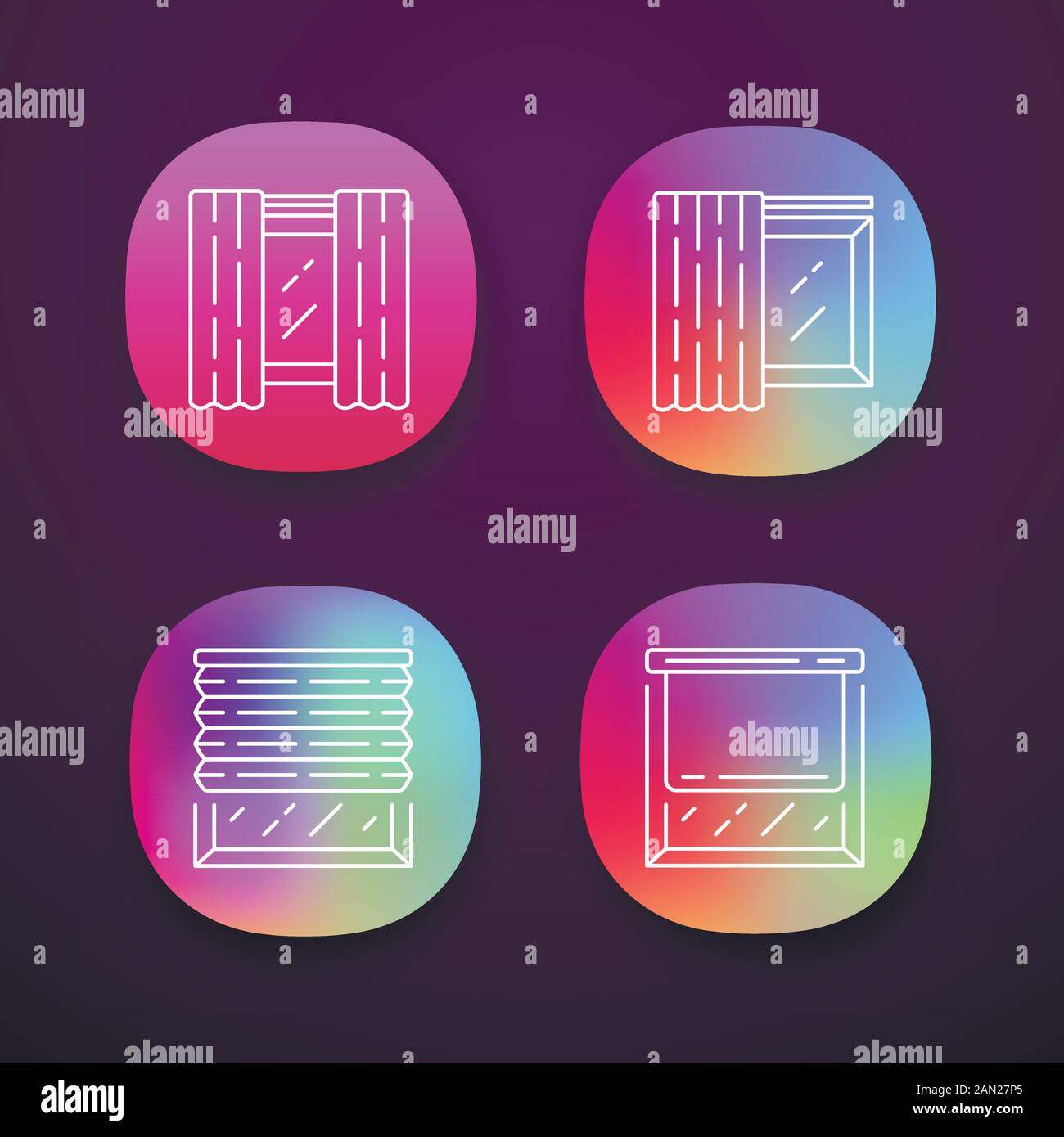 Shades of a pair Stock Vector Images - Alamy
