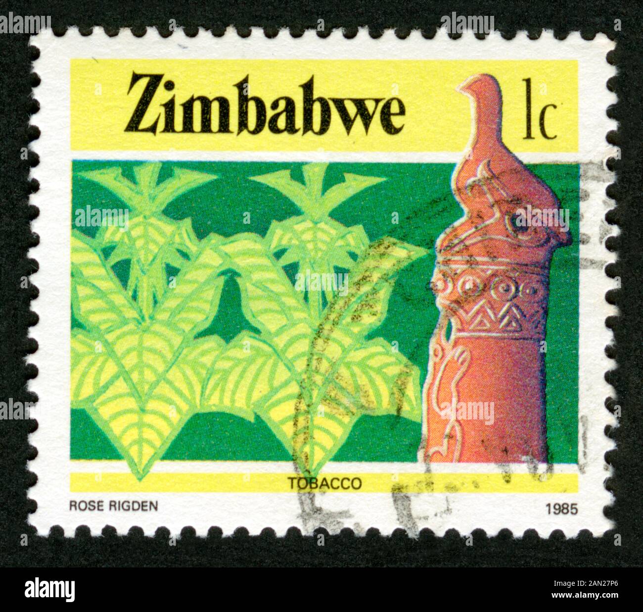 Old zimbabwe postage stamp hi-res stock photography and images - Alamy