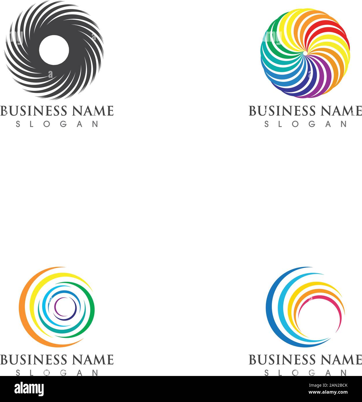 vortex vector illustration icon Logo Template design Stock Vector Image ...