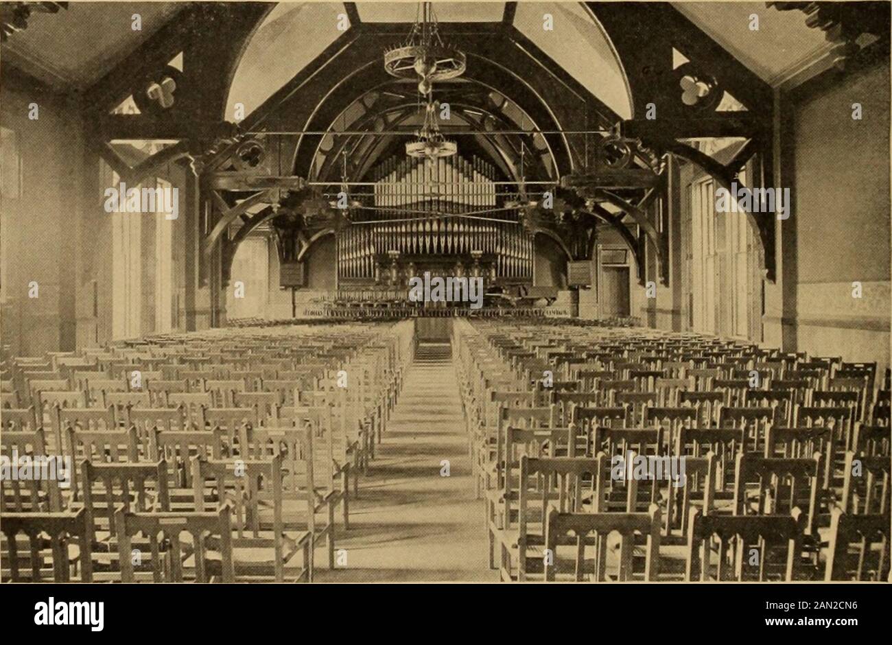 Class of 1902 Classbook . INTERIOR OF LIBRARY. INTERIOR OF CHAPEL Stock ...