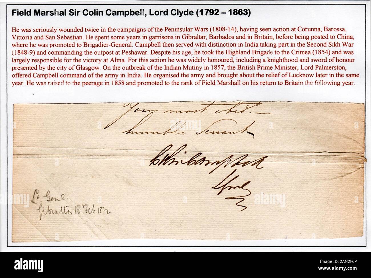 Baron campbell hi-res stock photography and images - Alamy