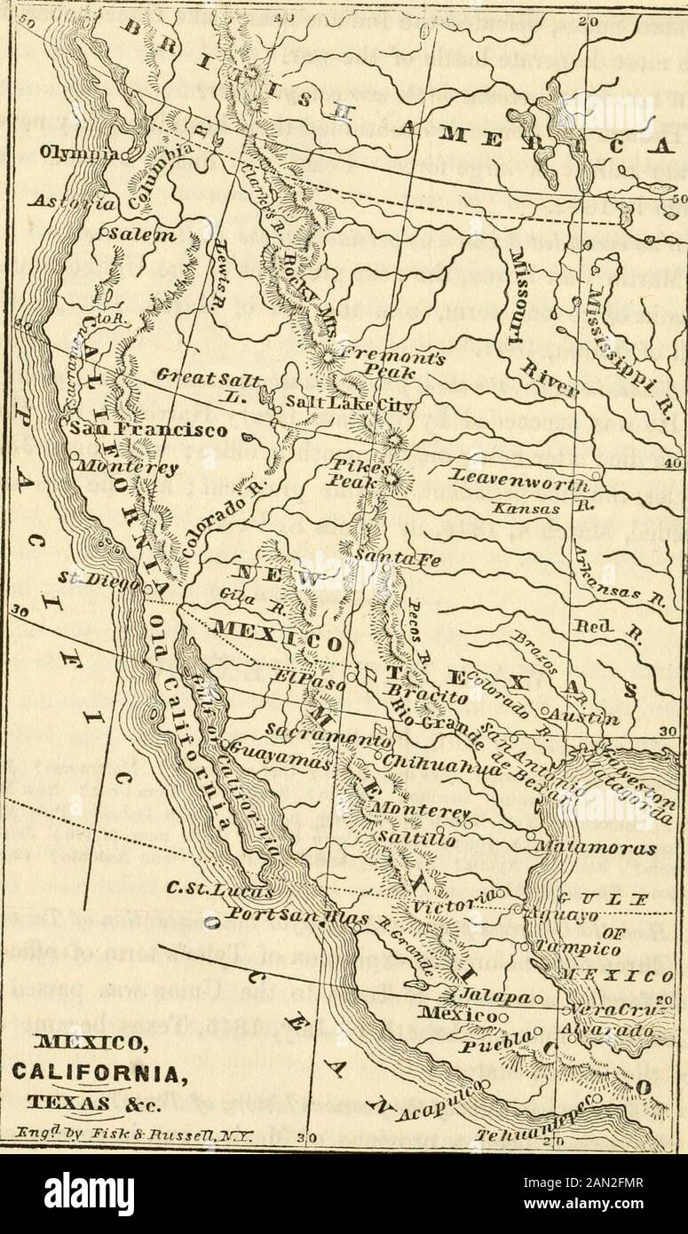 James polk map hi-res stock photography and images - Alamy