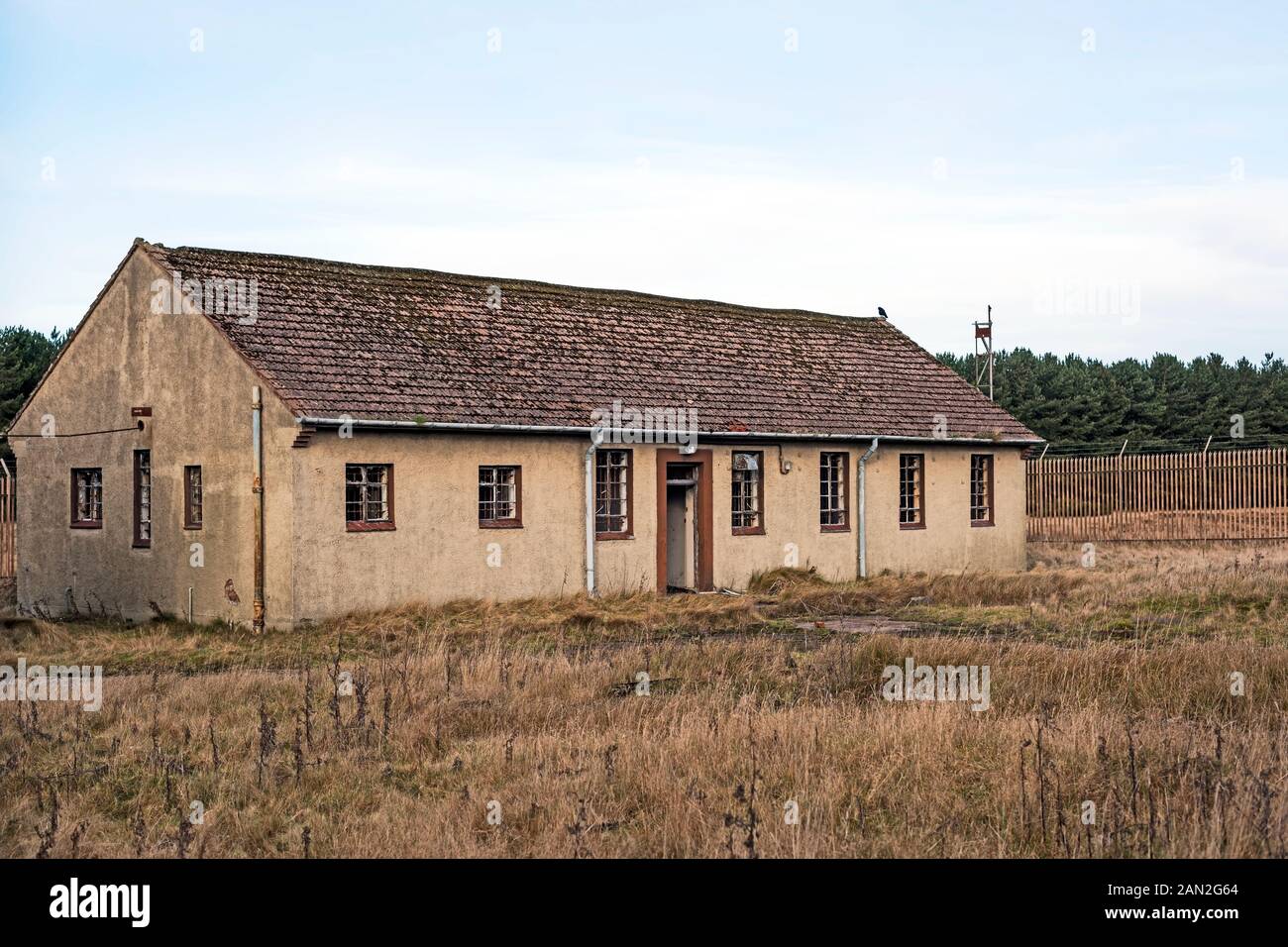 Abandoned War Office World War two direction finding radio station ...