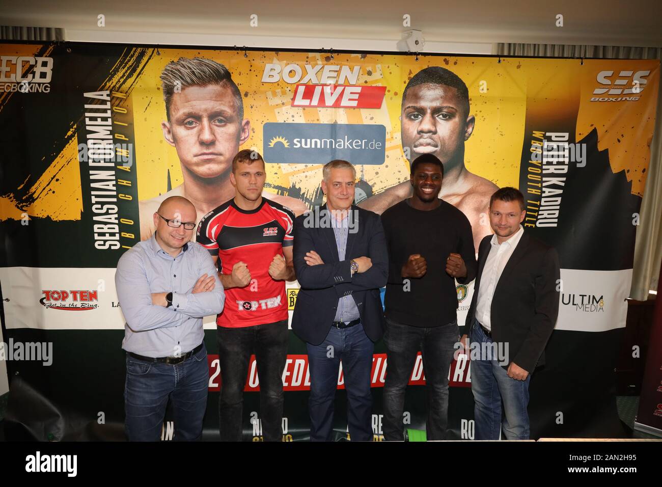 Pressekonferenz zur Box-Gala am 18. Januar in der Edel-Optics.de-Arena ...