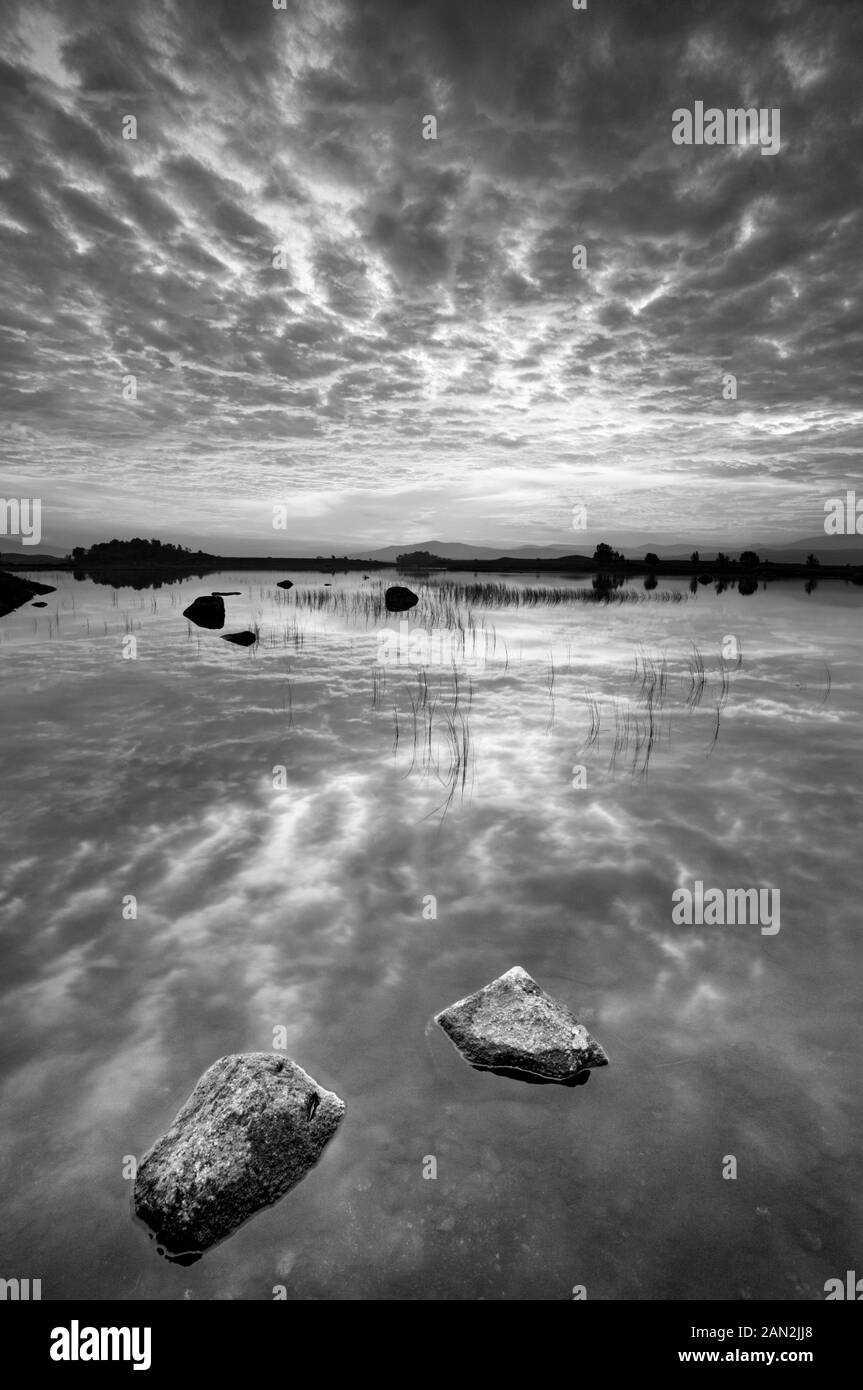 Loch ba rannoch moor highland Black and White Stock Photos & Images - Alamy