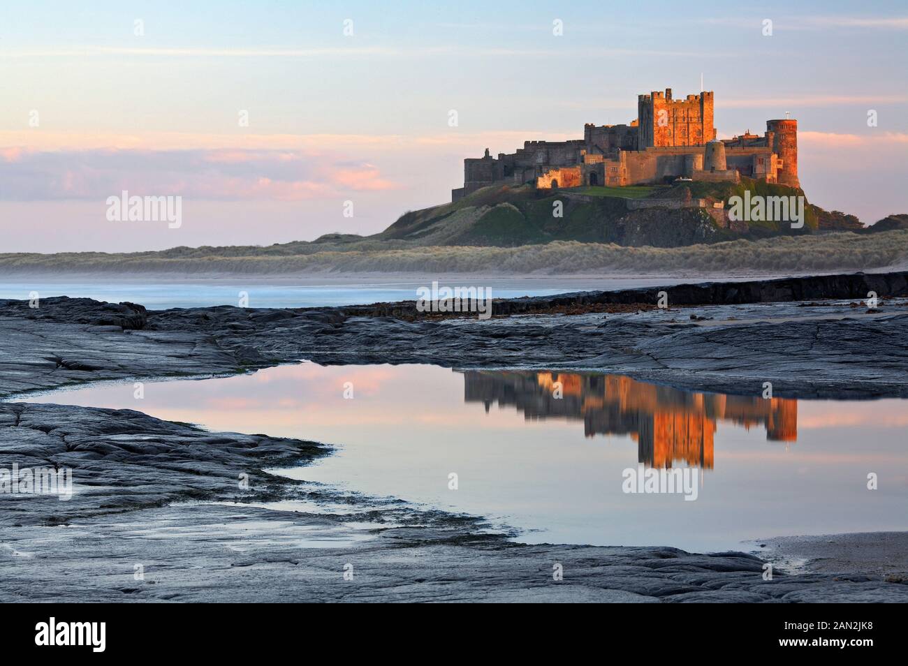 Bamburgh Castle , Northumberland, England Stock Photo - Alamy