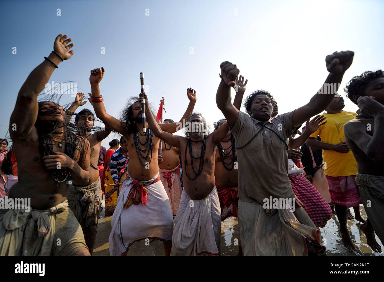 Hindu devotees dance hi-res stock photography and images - Alamy