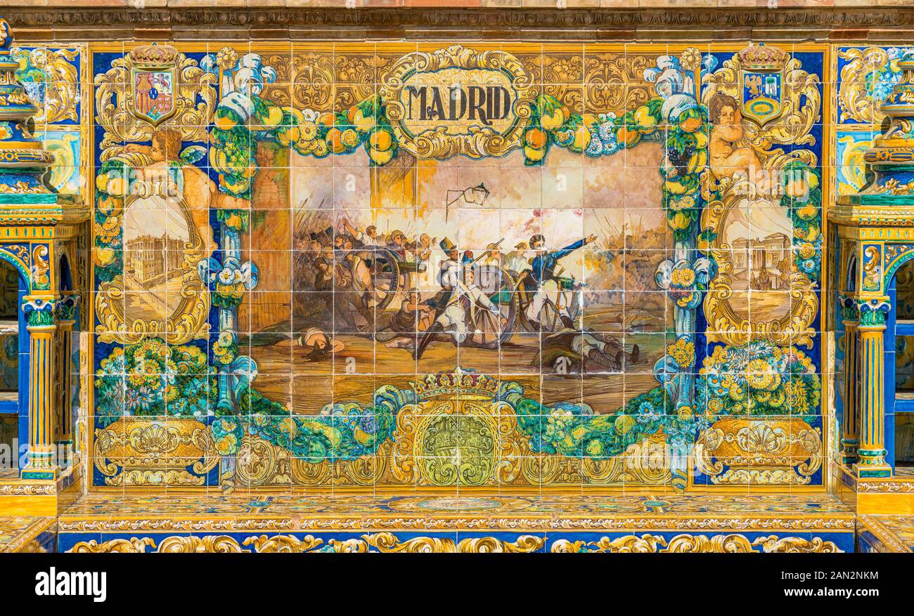 Seville spain ceramic tiles in hi-res stock photography and images - Alamy