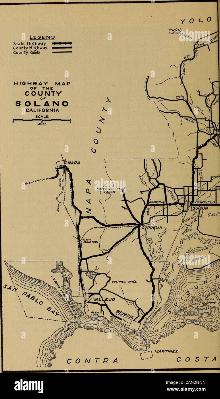 Map of vallejo hi-res stock photography and images - Alamy