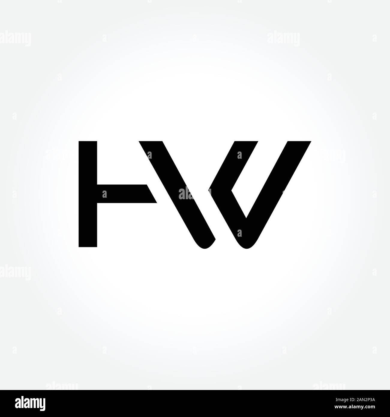 Letter Hw Logo High Resolution Stock Photography and Images - Alamy
