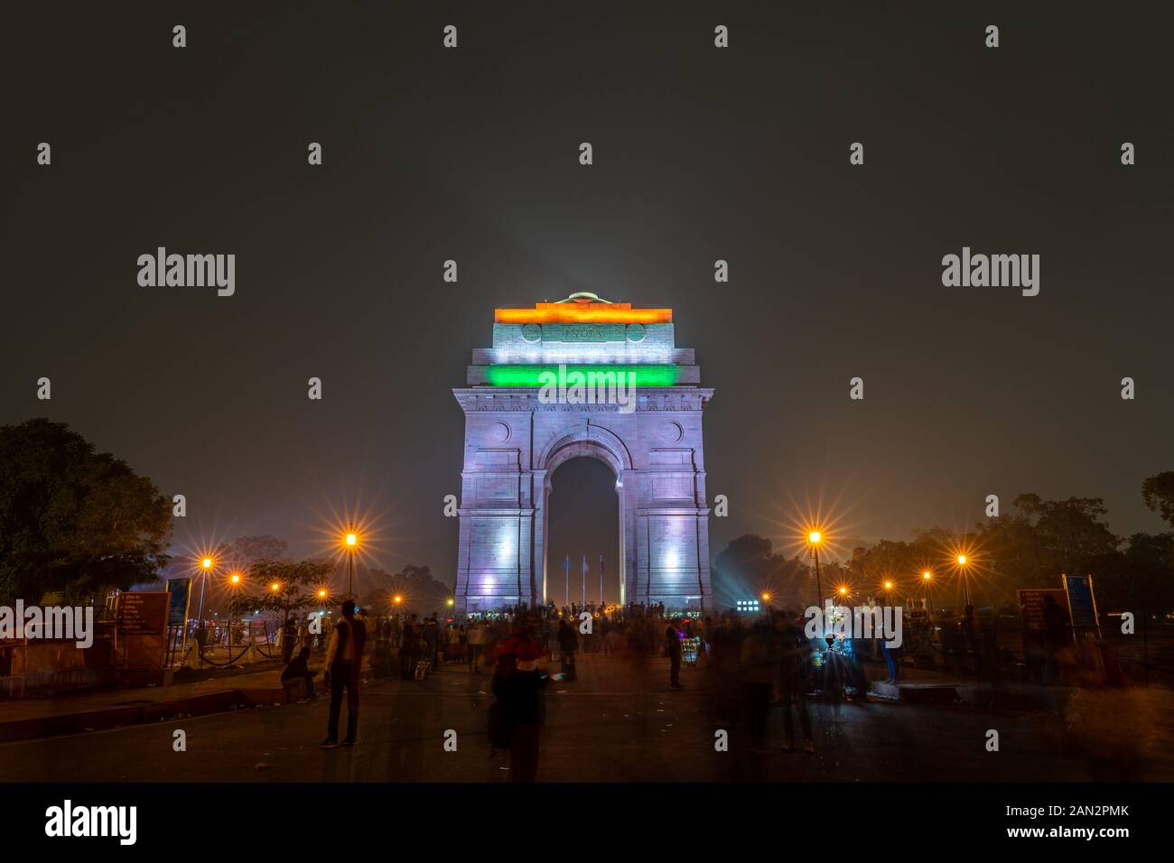 India gate long exposure hi-res stock photography and images - Alamy