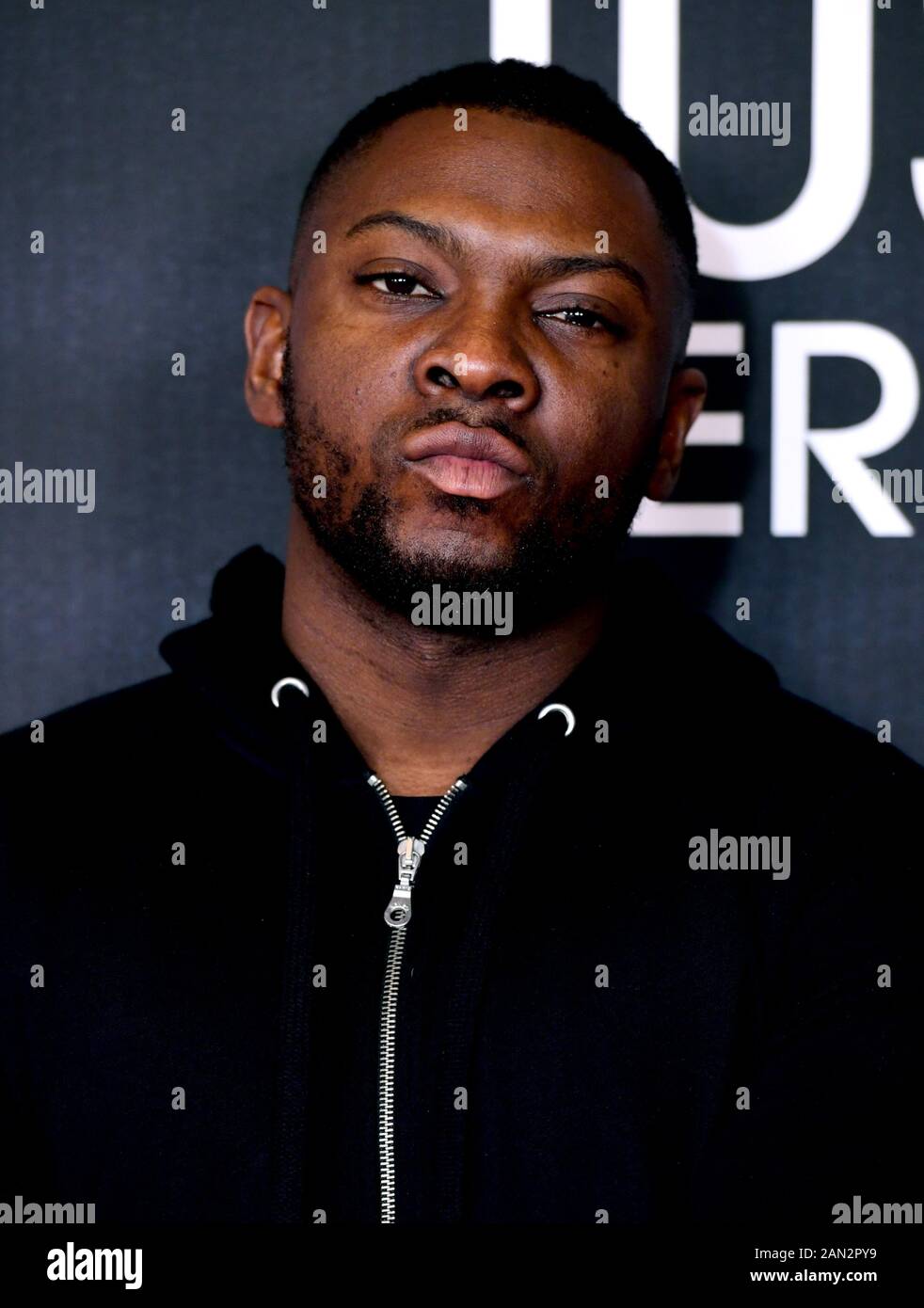 Rapman attending the UK special screening of Just Mercy held at the Vue ...