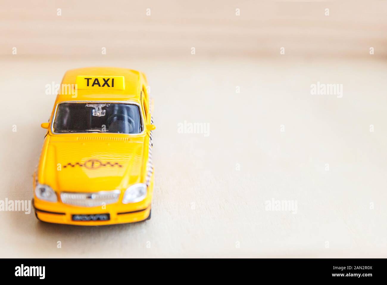 Yellow taxi car toy model hi-res stock photography and images - Alamy