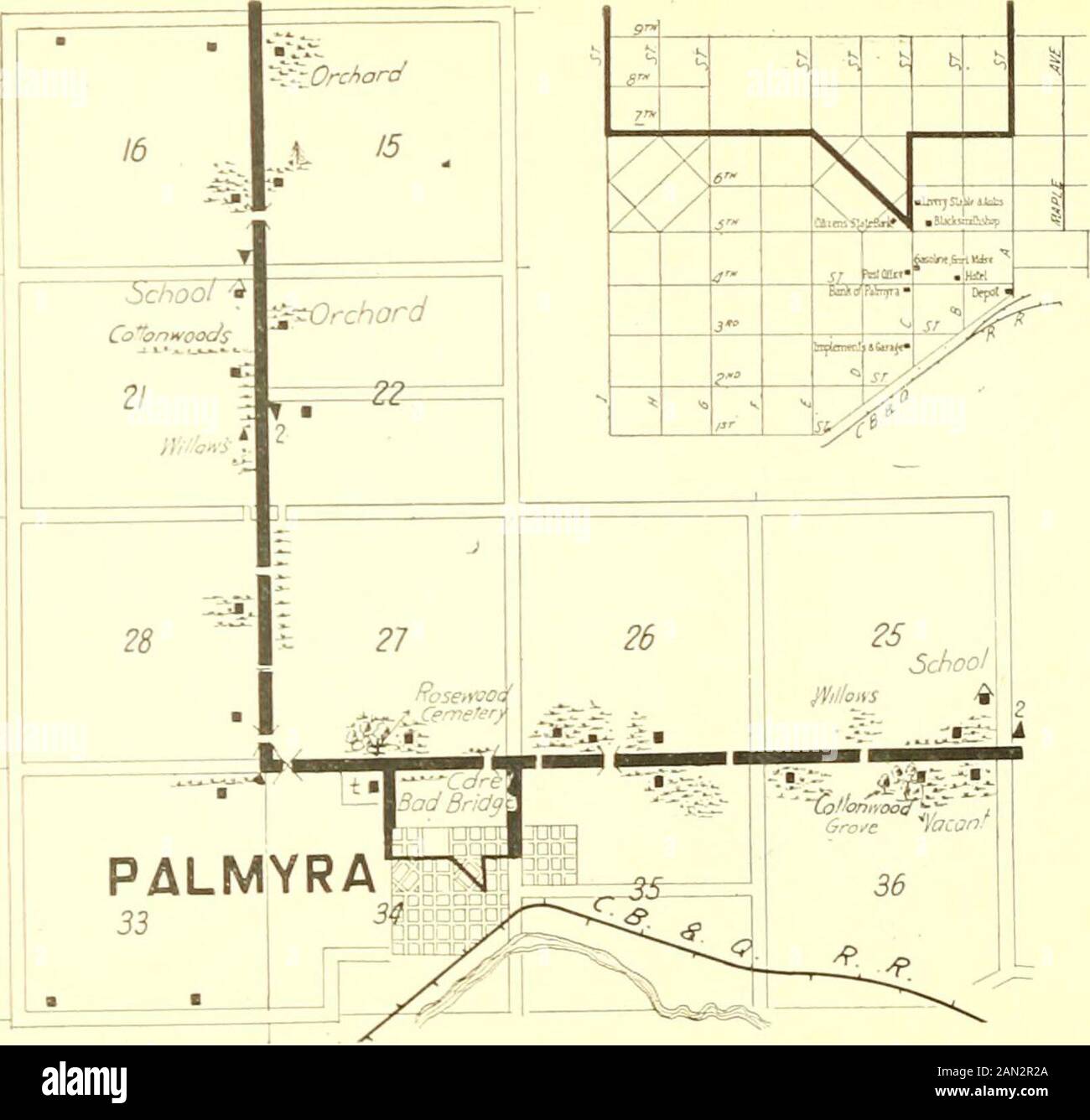 Map of palmyra hi-res stock photography and images - Alamy