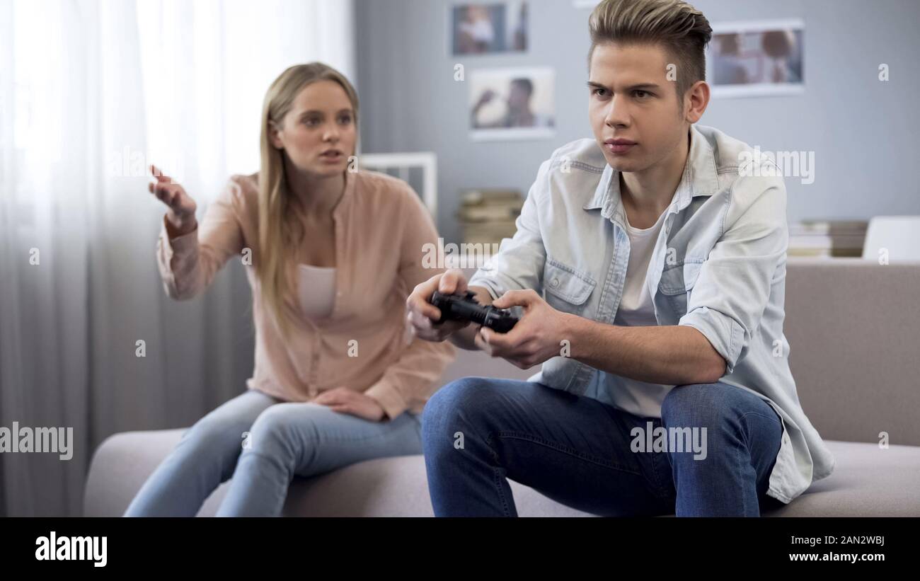 Sister Upset And Brother High Resolution Stock Photography and Images ...