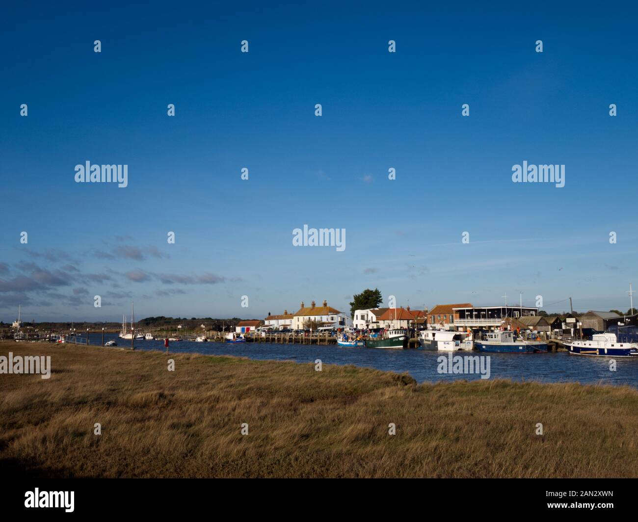 view of Southwold in Suffolk,showing various landmarks Stock Photo - Alamy