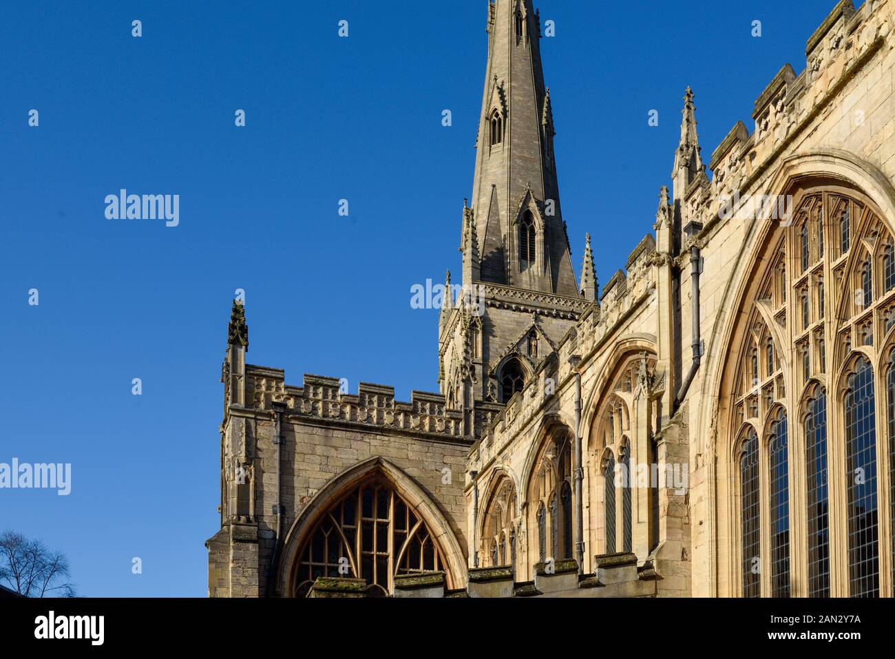 Newark On Trent Historic Market Town in Nottinghamshire, UK Stock Photo ...