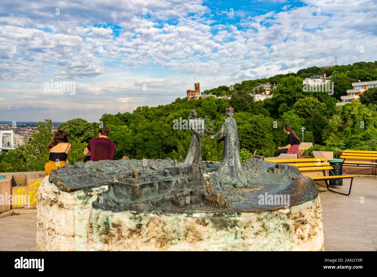 The Garden of Philosophers in Budapest, Hungary Stock Photo - Alamy