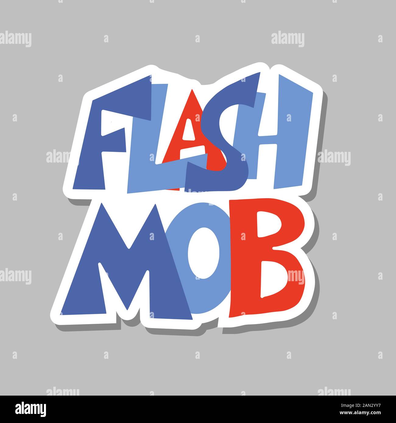 Flash mob advertising Stock Vector Images - Alamy