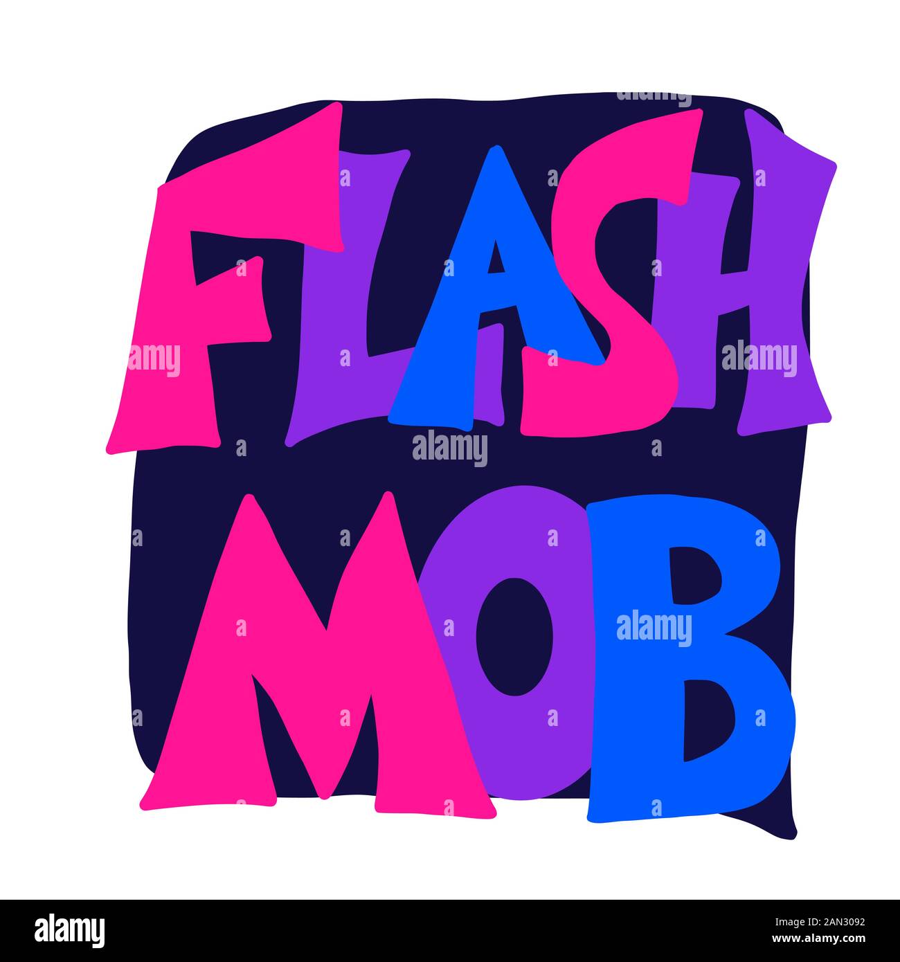 Flash mob advertising Stock Vector Images - Alamy