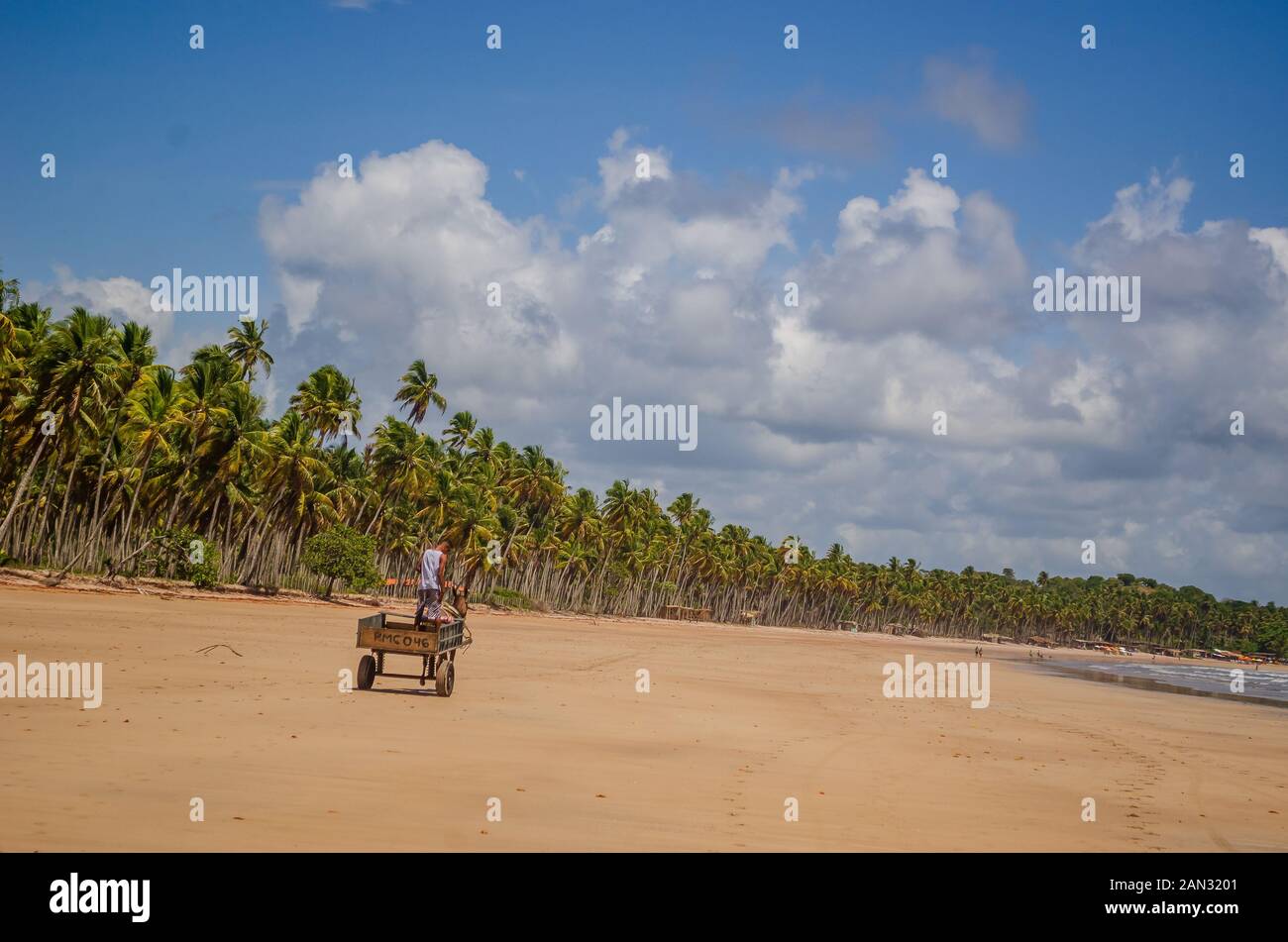 Landscapes on "Boipeba Island", beaches in Bahia, Brazil Stock Photo ...