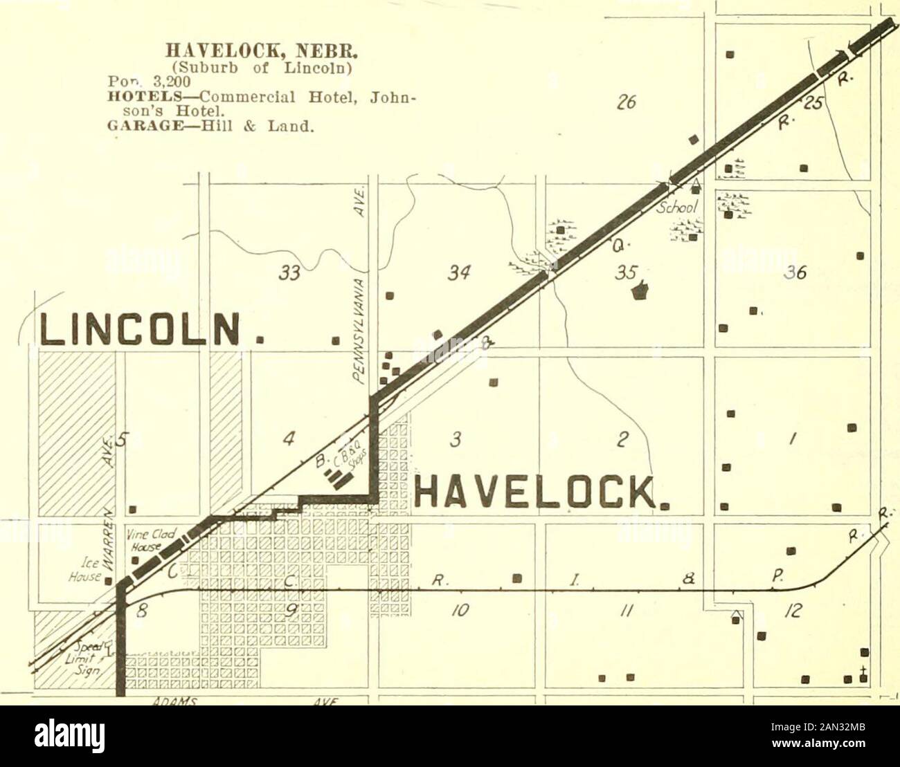 Map of havelock hi-res stock photography and images - Alamy