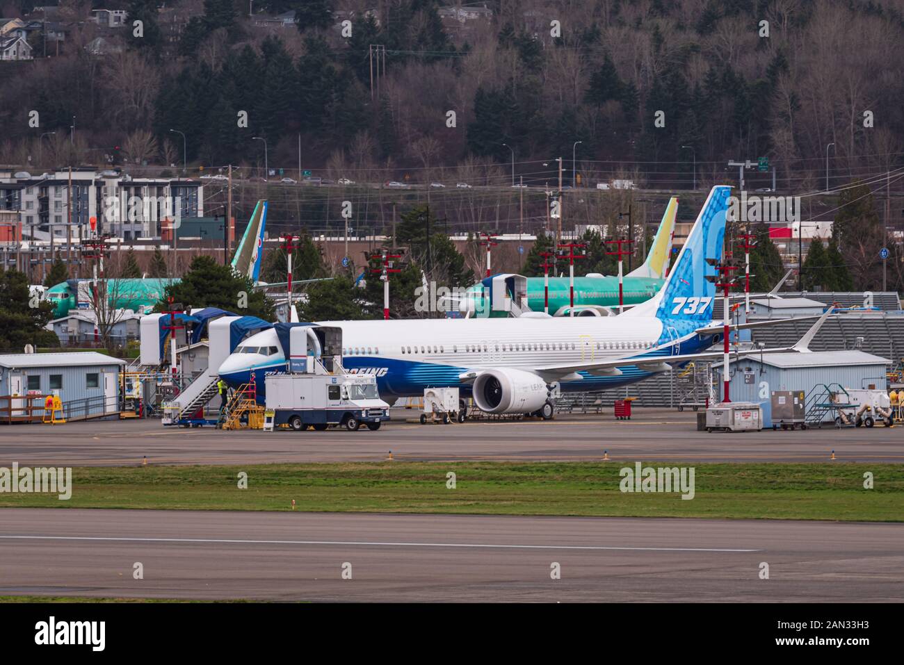 Boeing renton factory hi-res stock photography and images - Alamy