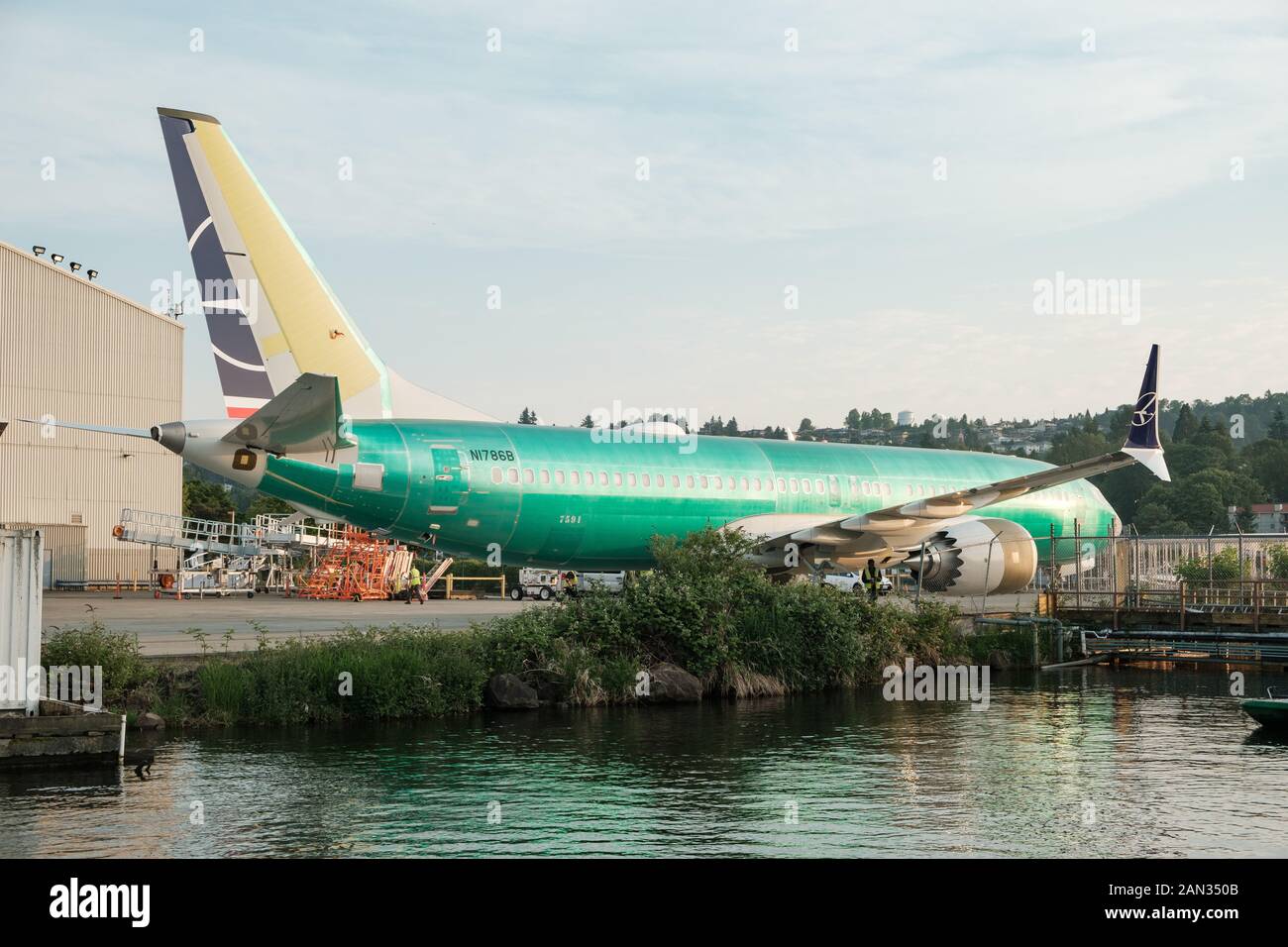 Boeing renton factory hi-res stock photography and images - Alamy