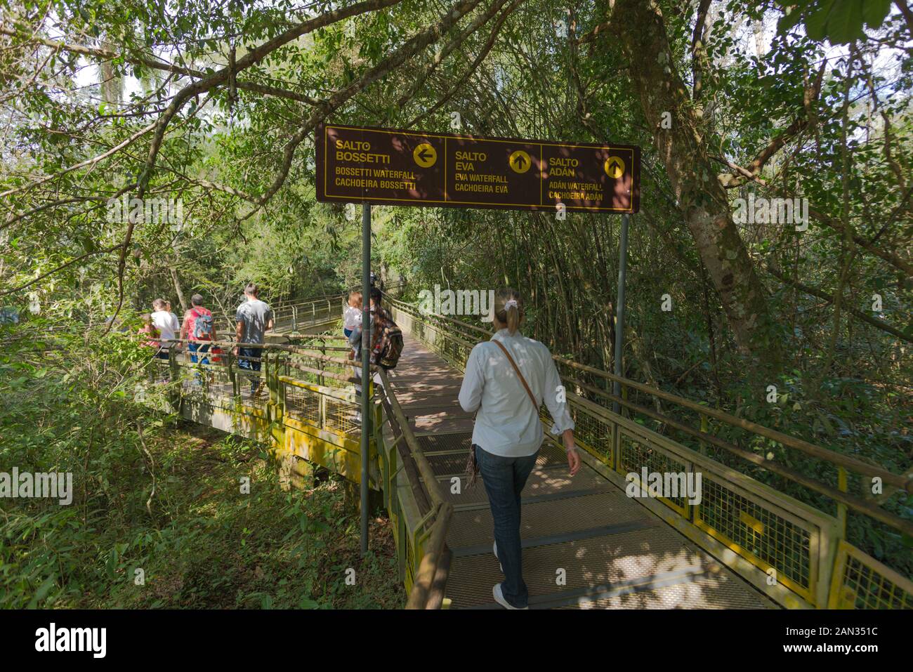 Upper Circuit, Cataratas del Iguazú or Iguazu Falls, National Park ...