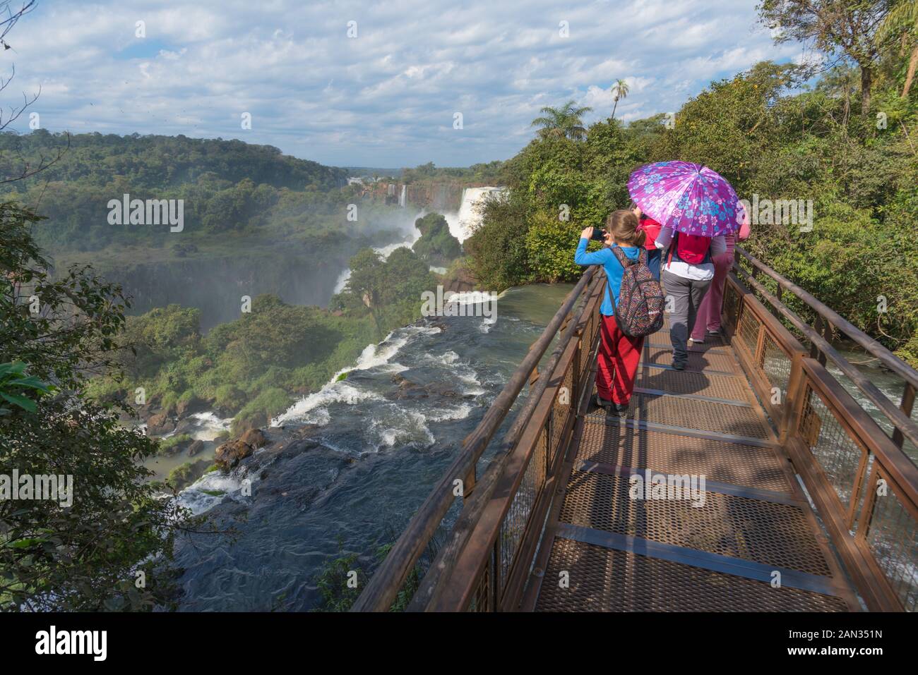 Upper Circuit, Cataratas del Iguazú or Iguazu Falls, National Park ...