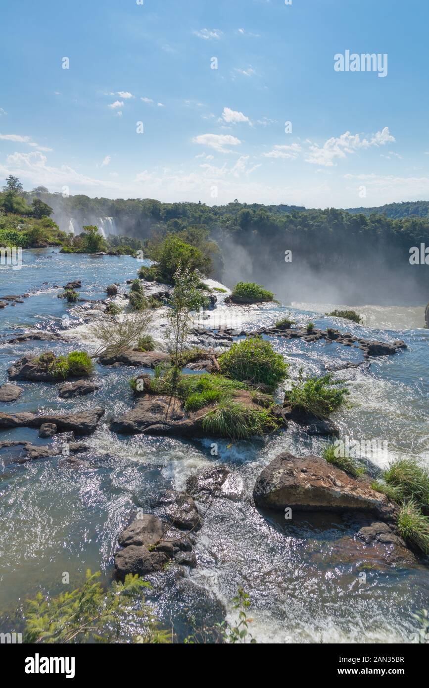 Upper Circuit, Cataratas del Iguazú or Iguazu Falls, National Park ...