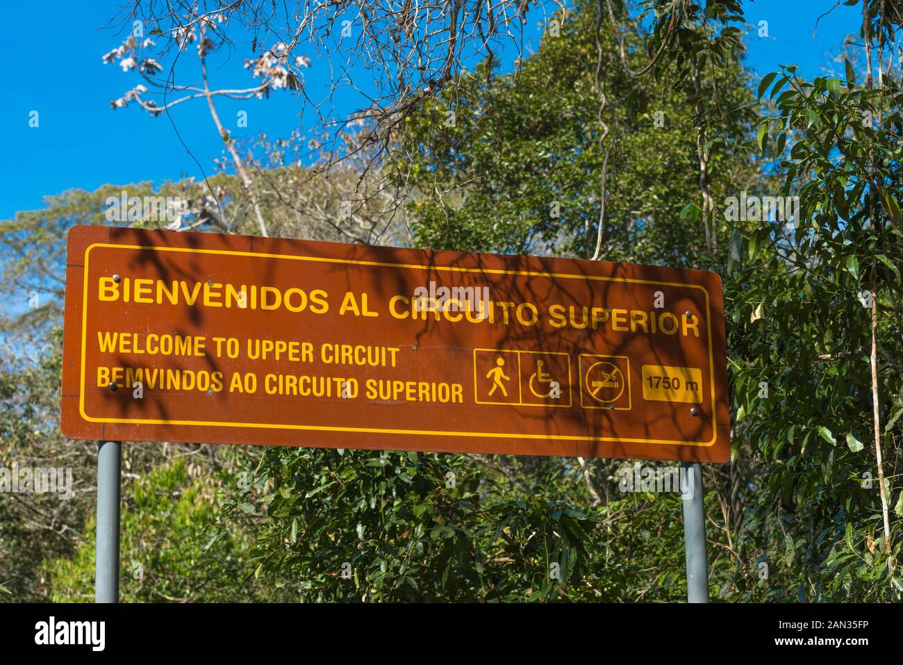 Upper Circuit, Cataratas del Iguazú or Iguazu Falls, National Park ...