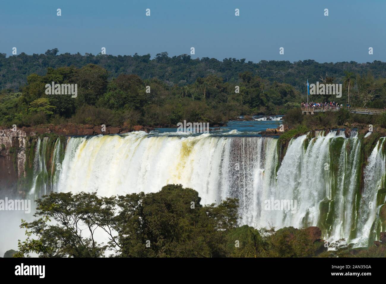 Upper Circuit, Cataratas del Iguazú or Iguazu Falls, National Park ...