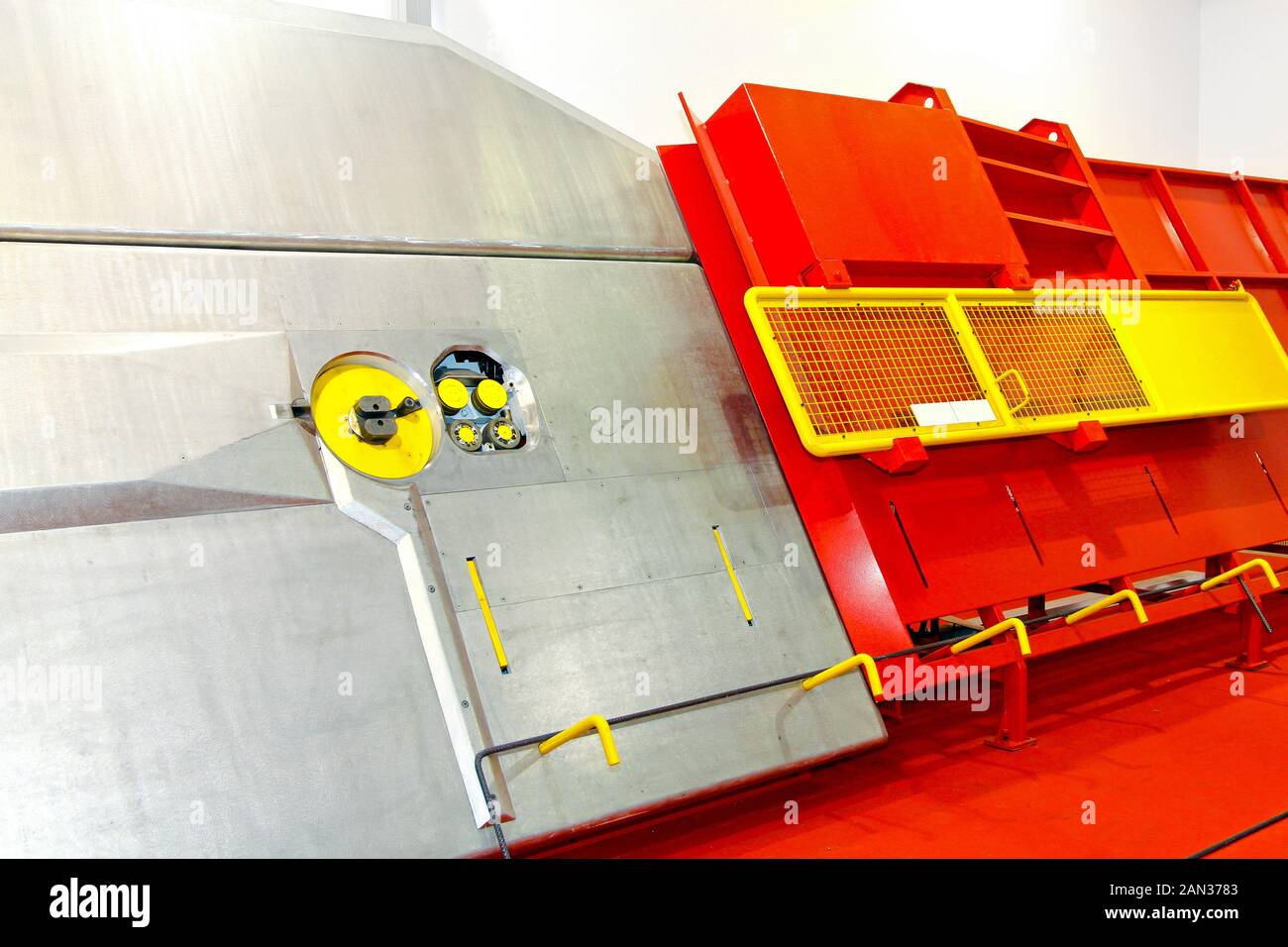 Automatic machine for armature iron in construction industry Stock ...
