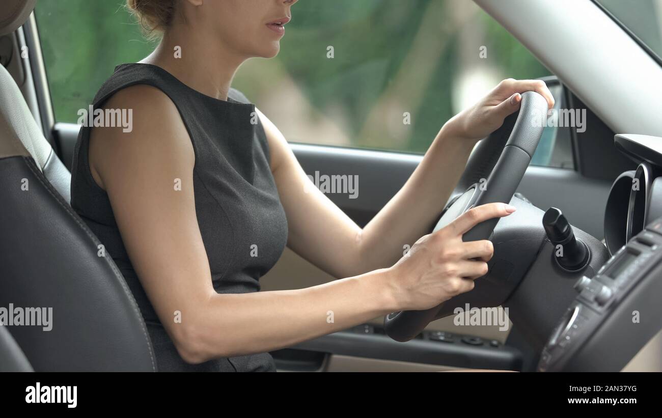 Car crash driver shocked hi-res stock photography and images - Alamy